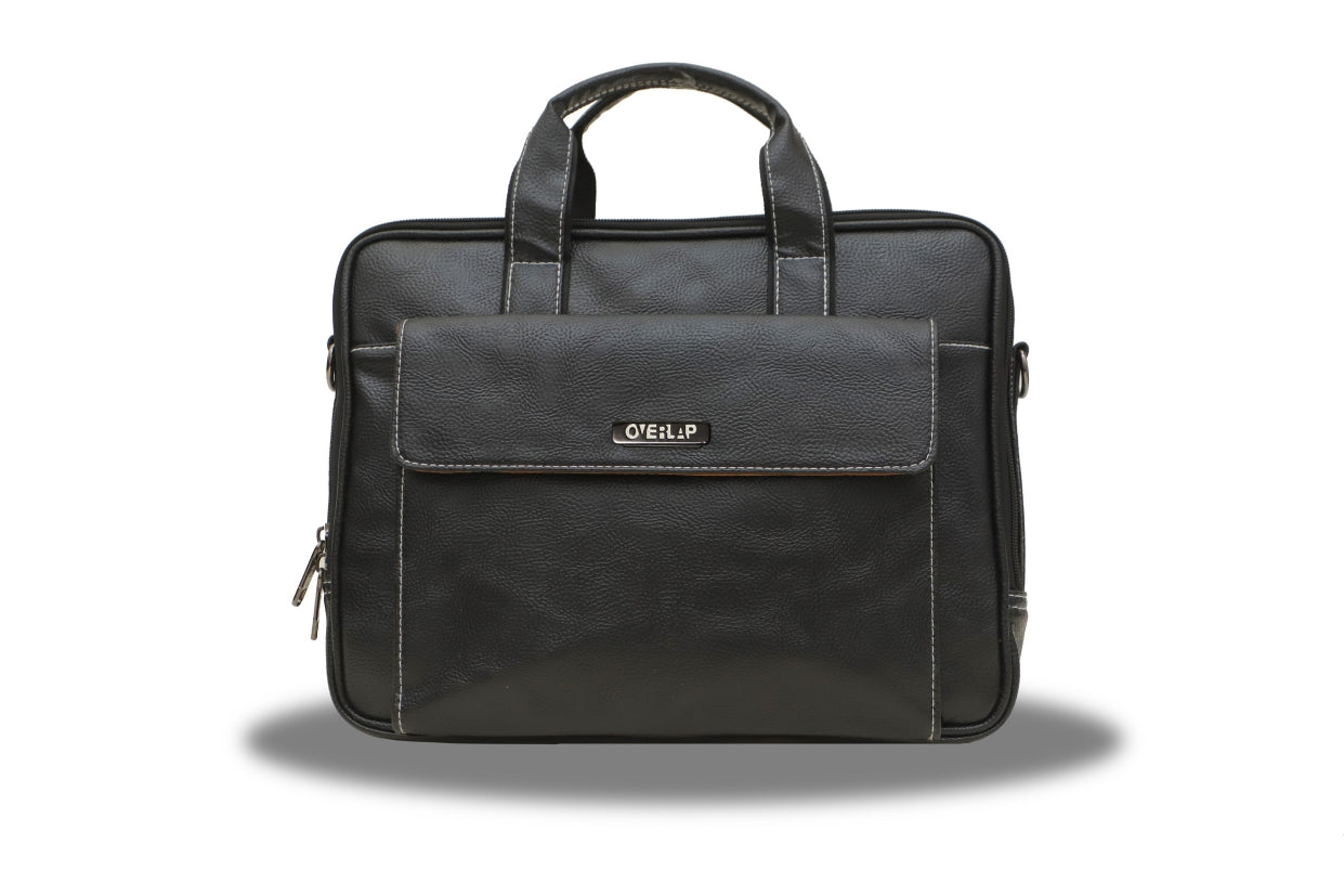 Classic Genuine Leather Laptop/MacBook Bag - Timeless Elegance for Pro